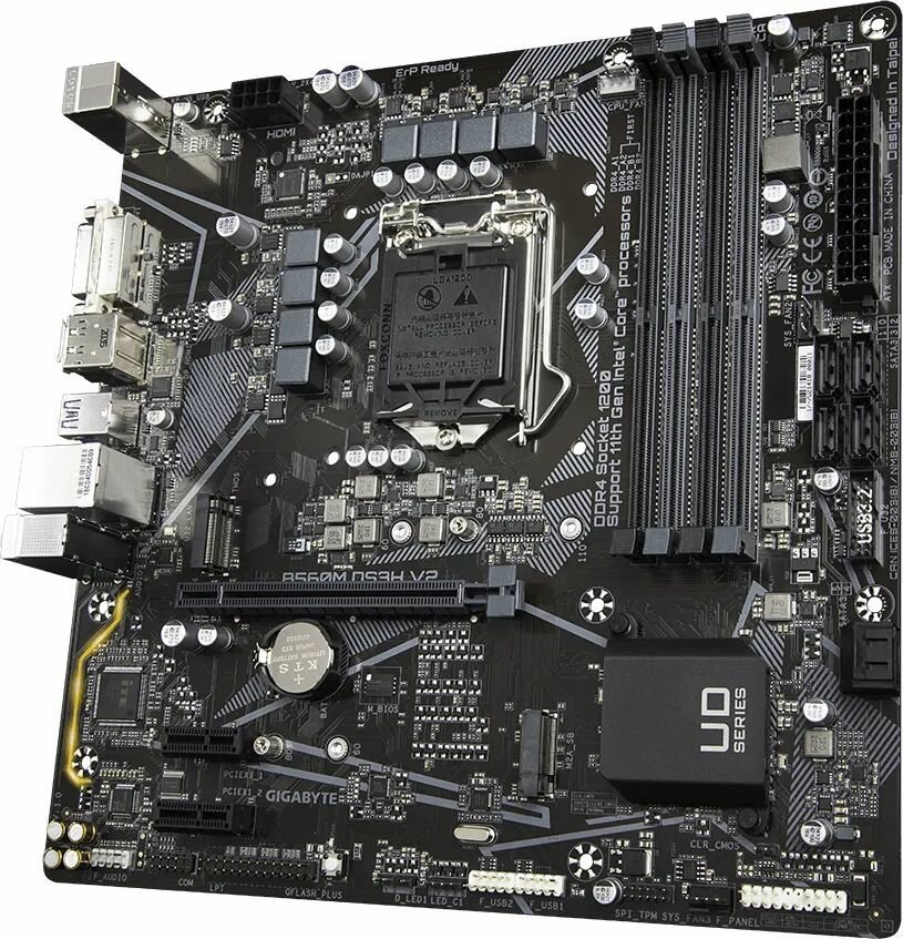 Материнская плата GIGABYTE B560M DS3H V2, microATX, LGA1200