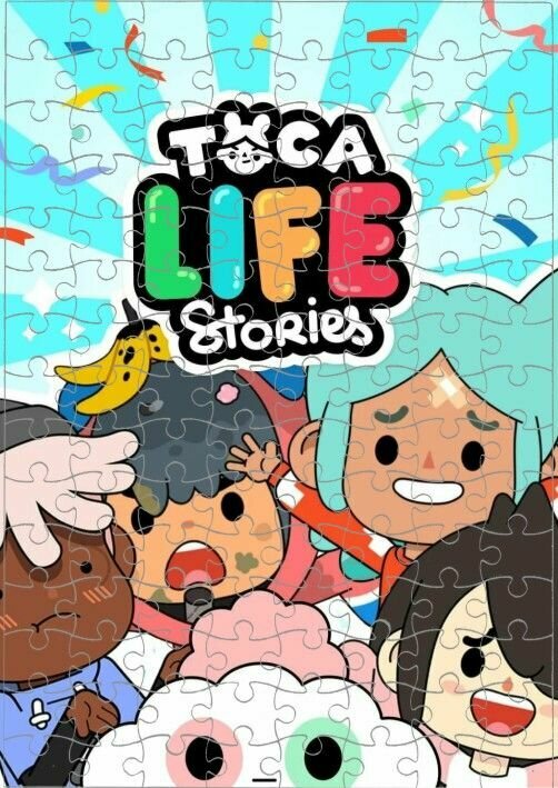 Пазл по игре Тока Бока, Toca Boka №10, А4