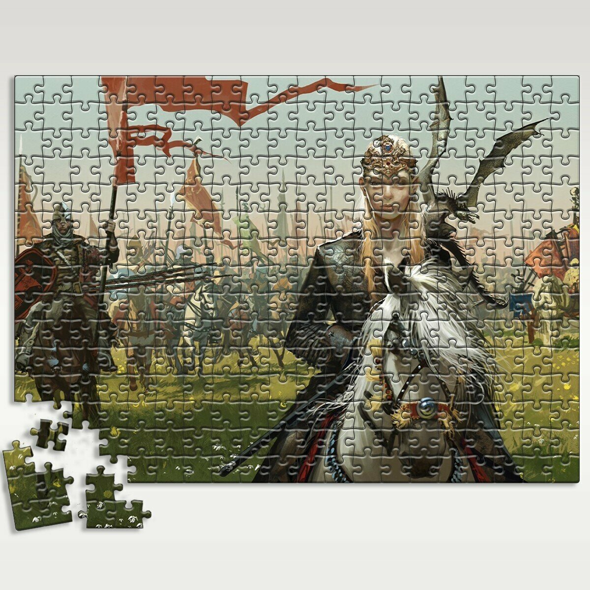 Пазл картонный А3: модель настольная игра GOT Игра престолов - 6896