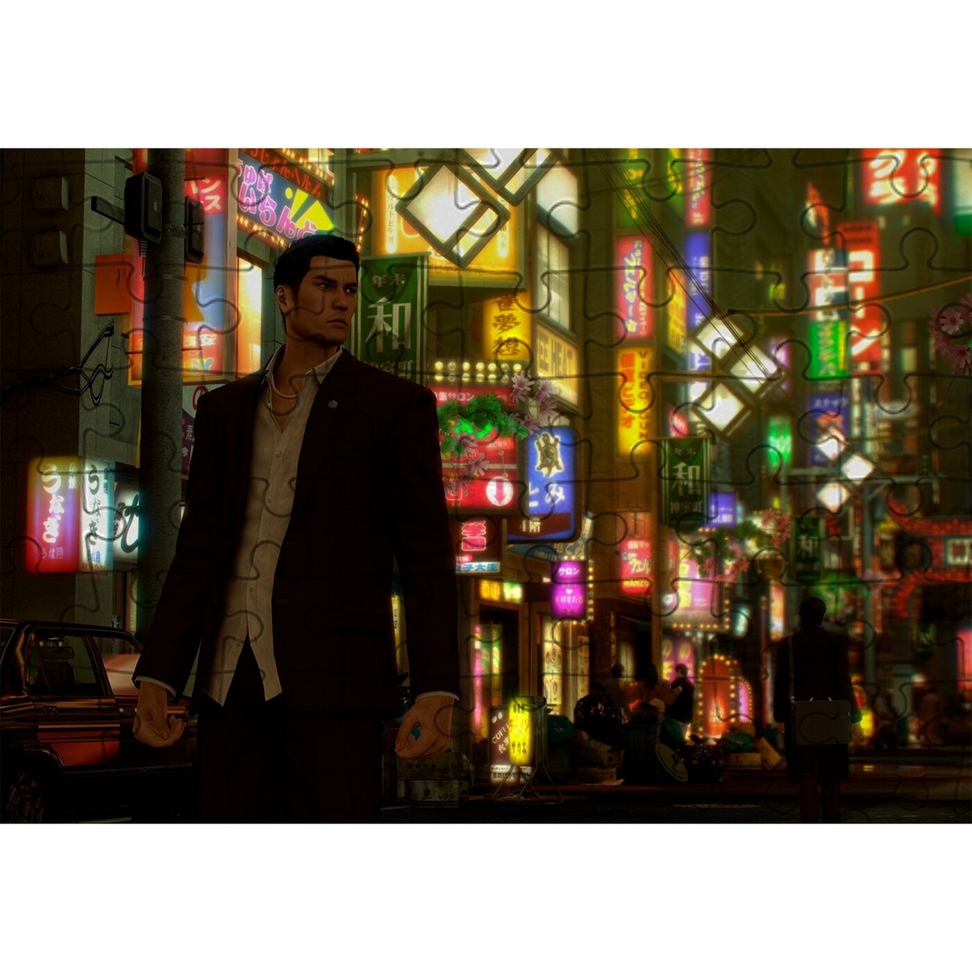 Пазл картонный А4: модель Yakuza - 1