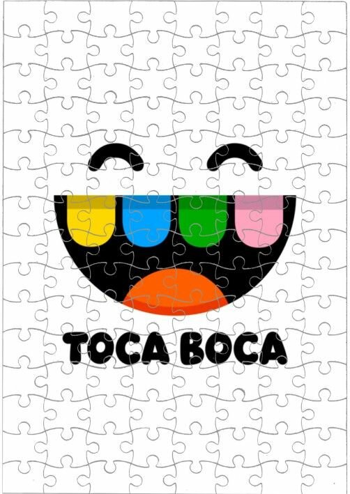 Пазл по игре Тока Бока, Toca Boka №5, А4