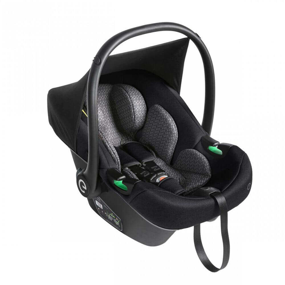 Espiro Pi i-Size, автолюлька до 1 года гр.0 (0-13 кг), цвет Black