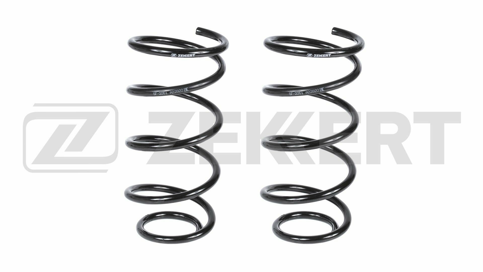 Пружина подвески передняя (комплект 2шт.) для Ford C-Max II 10-, Focus III 10-, Focus Turnier 10- Zekkert