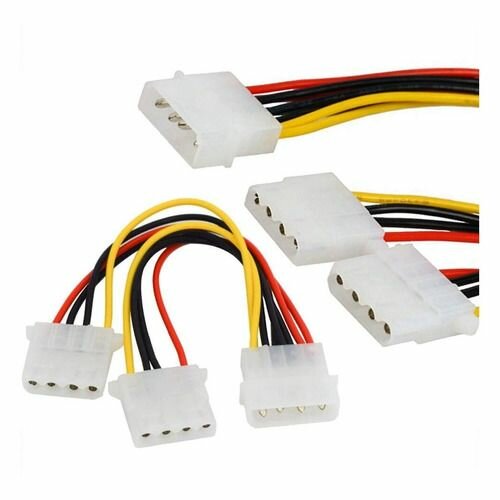 Кабель Разветвитель PREMIER 6-096-PSU-1, Molex 8981 (прямой) - Molex 8980 (прямой), 0.13м, пакет