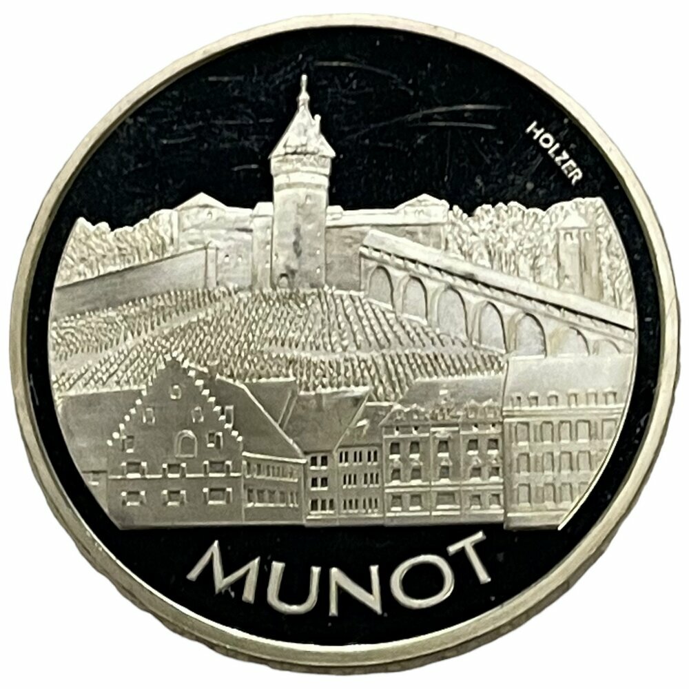 Швейцария 20 франков 2007 г. (Швейцарские замки - Мунот, Шаффхаузен) (Proof)