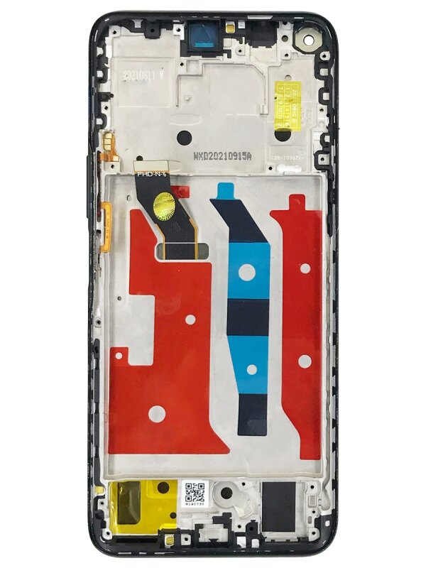 Дисплей для Huawei Honor 50 lite модуль с рамкой и тачскрином (черный) (оригинальный LCD)