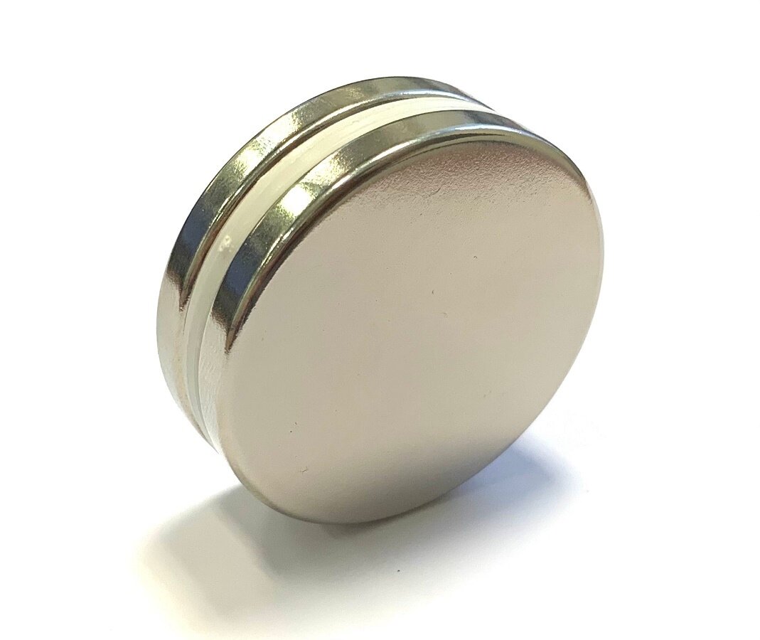 Неодимовый магнит 40х5 мм - 2 шт