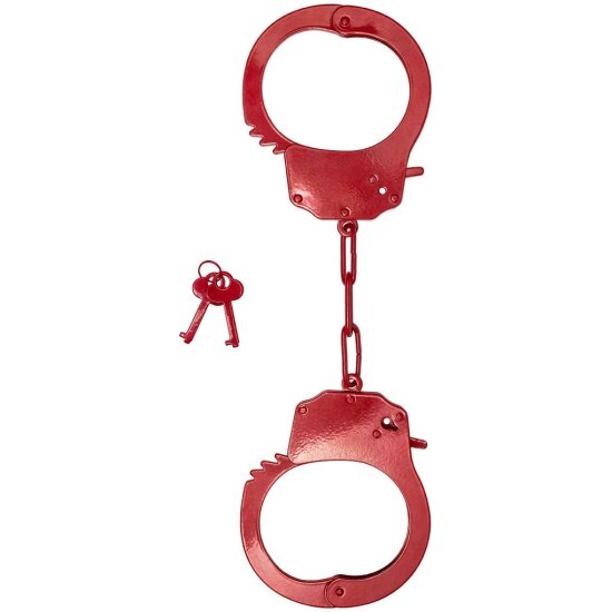 Наручники LE Frivole Красные стальные
