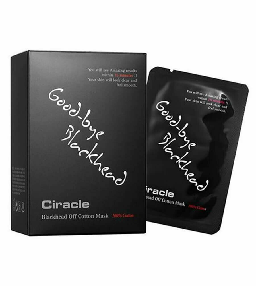 Ciracle Маска для удаления черных точек Blackhead Off Cotton Mask, 20 шт. по 5 мл