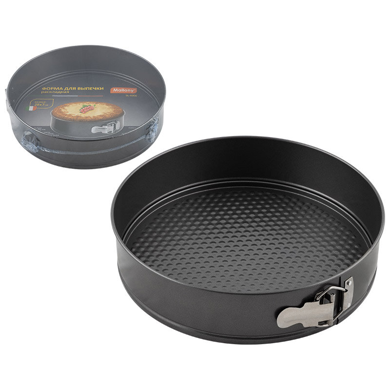 Форма для выпечки с антипригарным покрытием, 28х7см, 300 гр