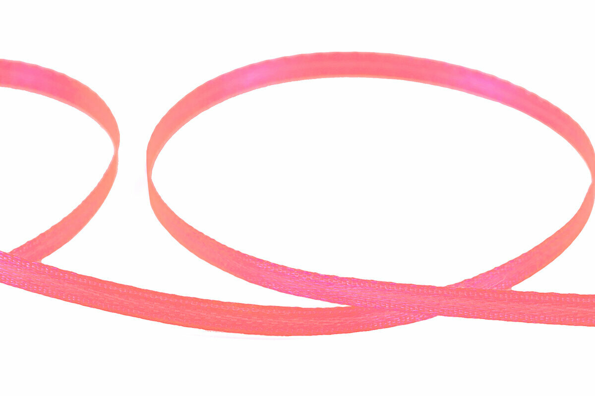 Лента атласная 3 мм (1/8 ") Gamma AL-3P двухстор. 91.4 м №014 яр. розовый