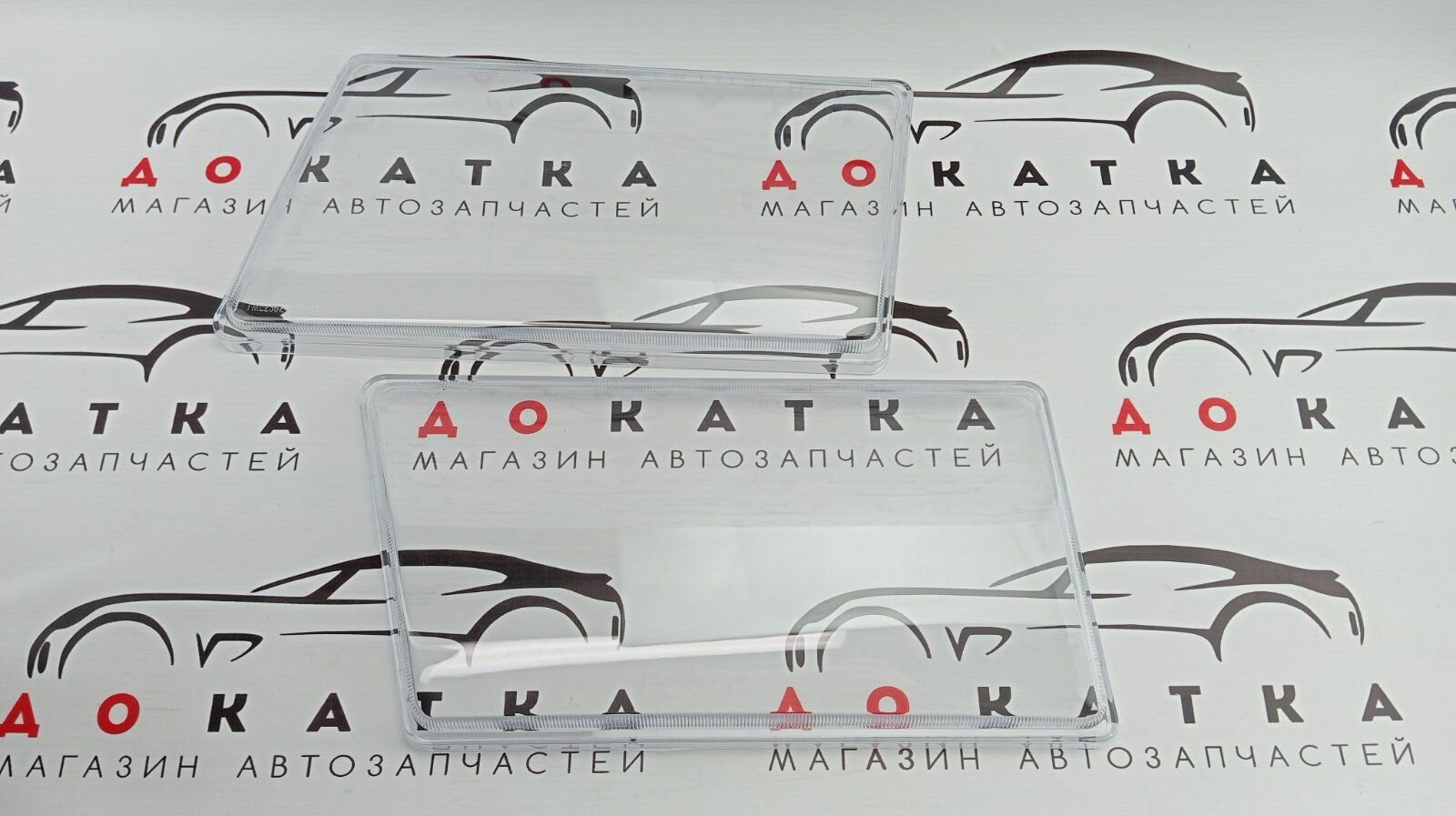 Стекло на фару (пластик) комплект 2108-2109 Левое и Правое