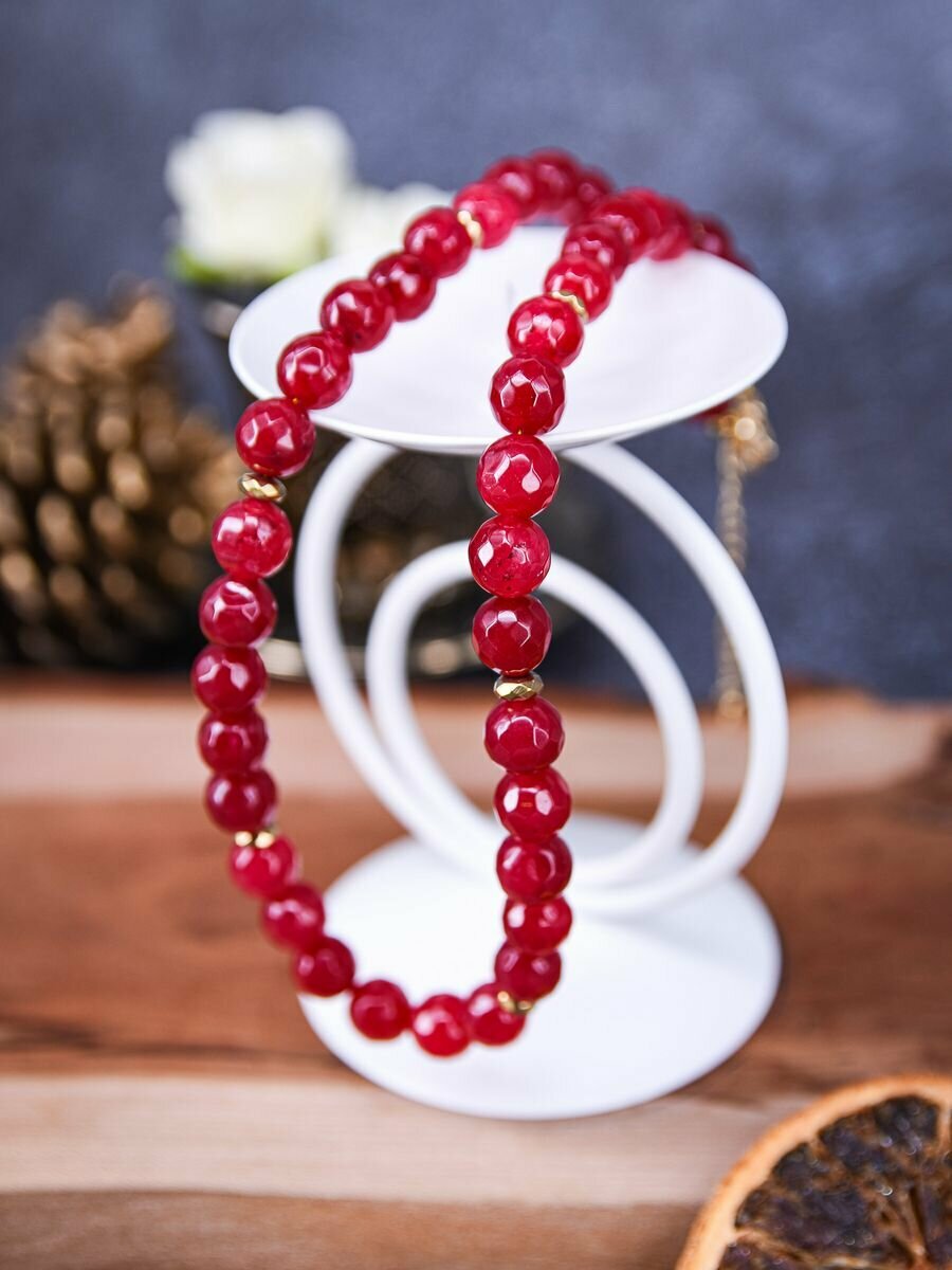 Славянский оберег, бусы, рубеллит