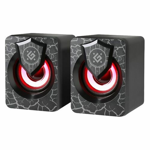 Колонки Defender Onyx, 2.0, черный [65038]