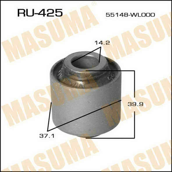 MASUMA RU-425 (55148WL000) сайлентблок цапфы задней подвески\Nissan (Ниссан) elgrand 02-10