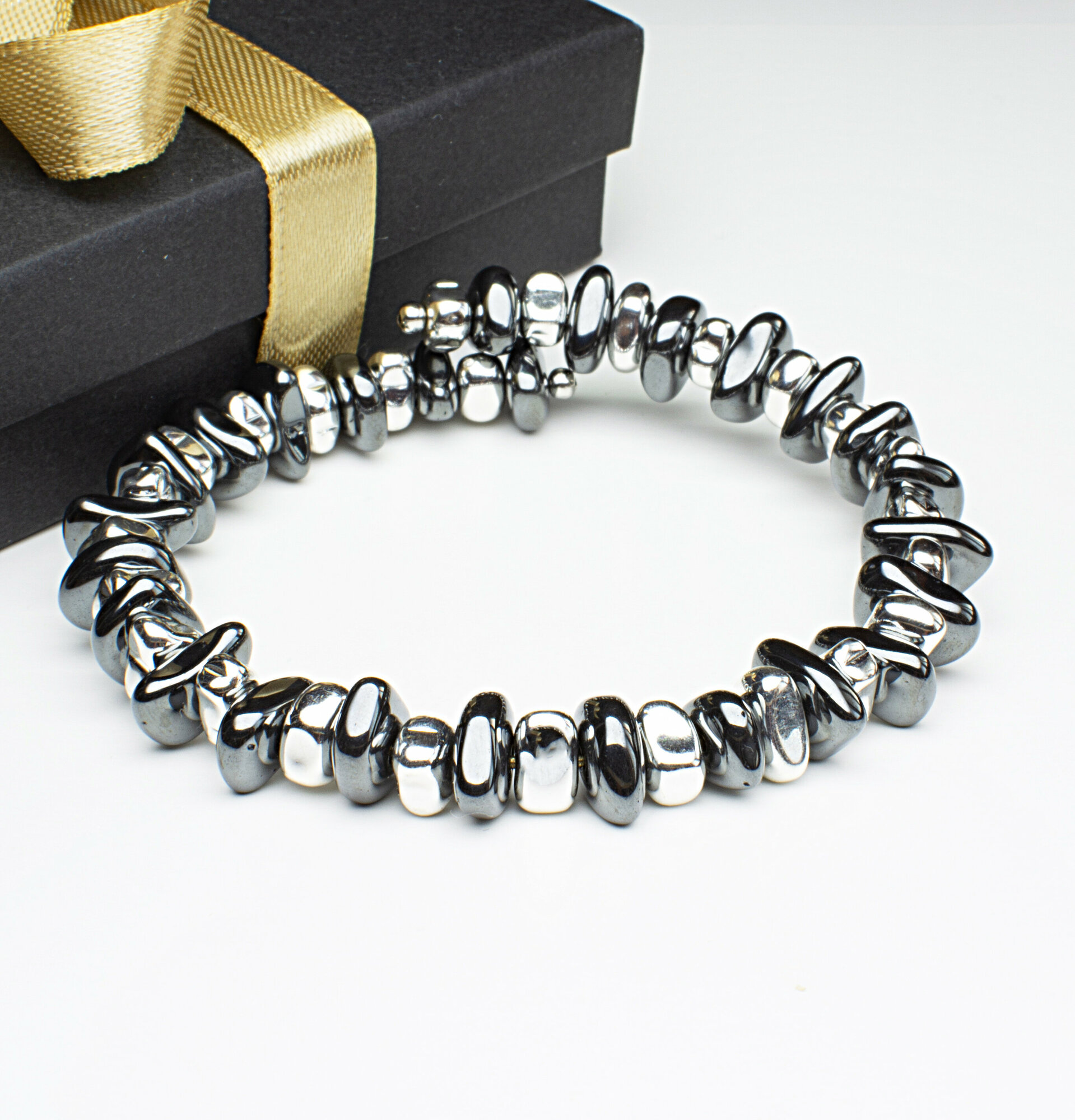 Браслет, гематит