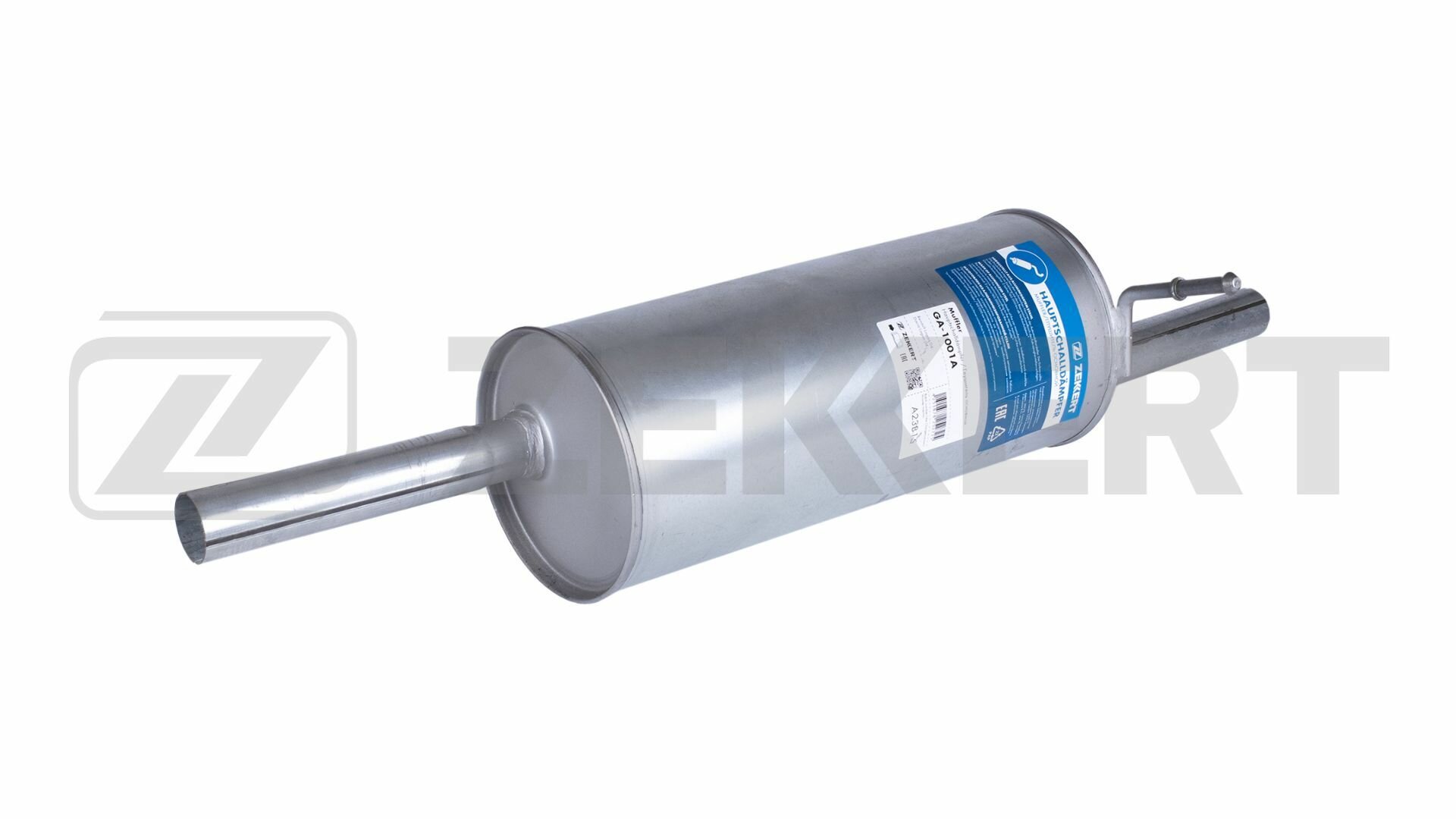 Глушитель основной Renault Logan 04- Dacia Logan 04- Zekkert арт. ga-1001a