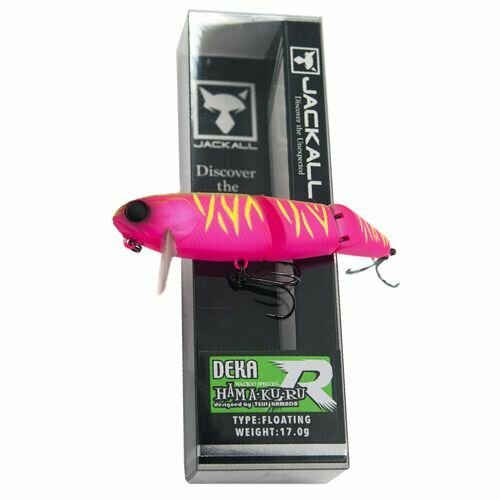 Воблер JACKALL DEKA HAMA-KU-RU R 95F 17g цвет DRAGON FRUIT MAT TIGER