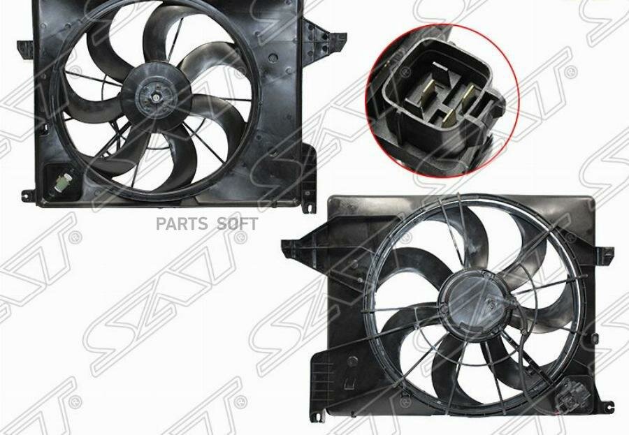 Диффузор Kia Sorento 09-21 SAT ST-KA56-201-0 | цена за 1 шт