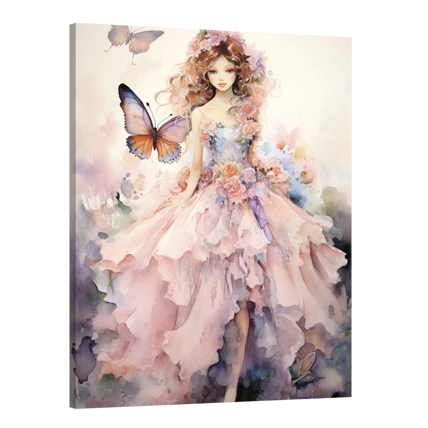 Интерьерная картина 50х70 "Кукла в викторианском стиле"