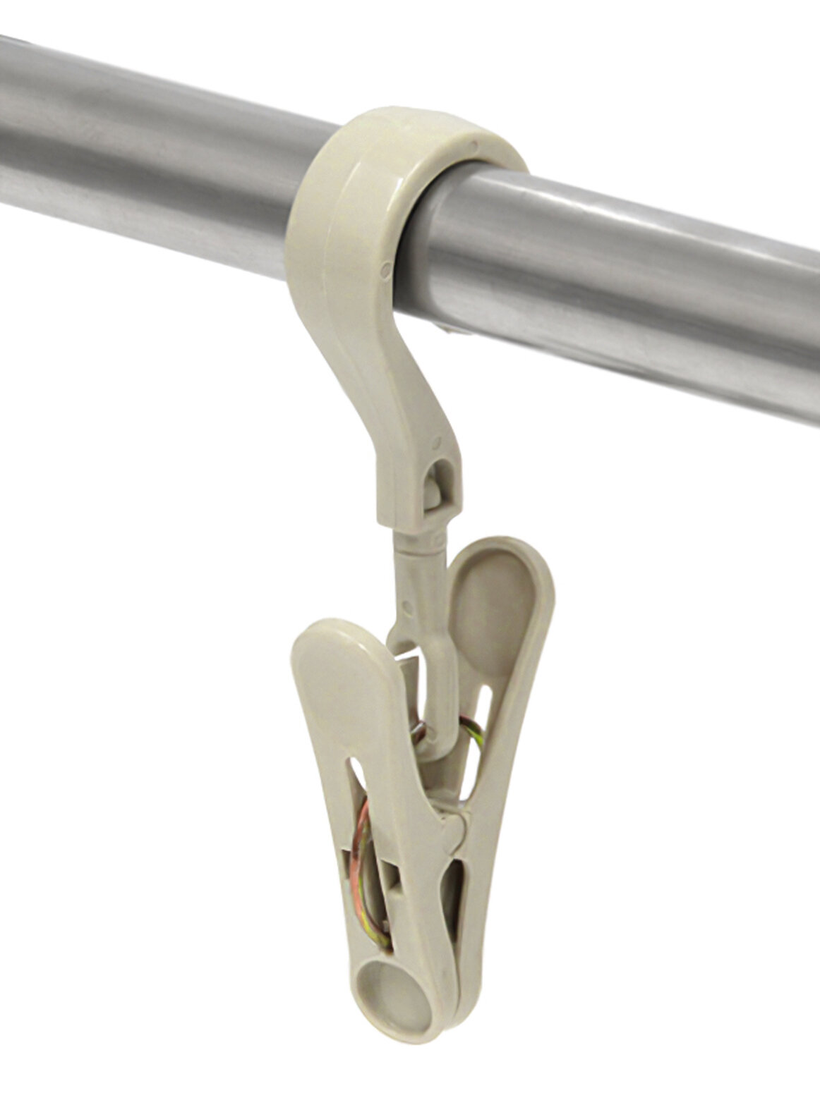 Прищепки бельевые с крючками 5 шт 5,7х3,8х1,5 см