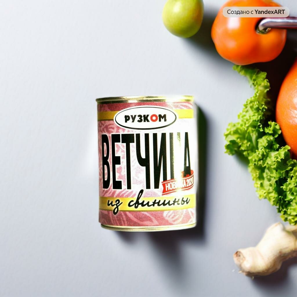 Ветчина из свинины "Рузком" 338 гр. 2 шт.