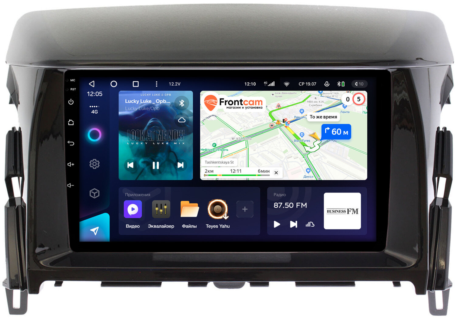 Штатная магнитола Teyes CC3L 4/64 9" RM-9-089 Mitsubishi Eclipse Cross 2017-2024 (глянцевая) Android 10 (4G-SIM, DSP, IPS)