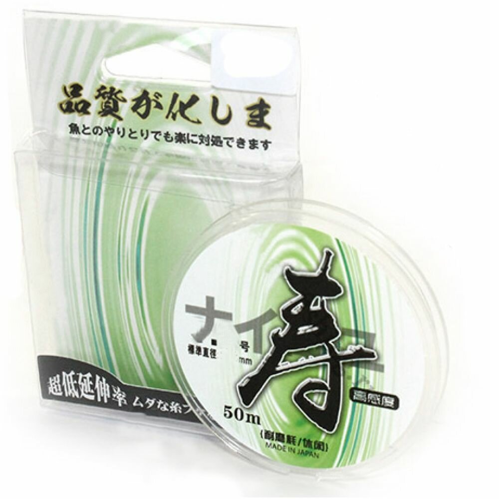 Монофильная леска NIGANO 0.181мм 5.45кг 50м # 1.2, Япония, прозрачная