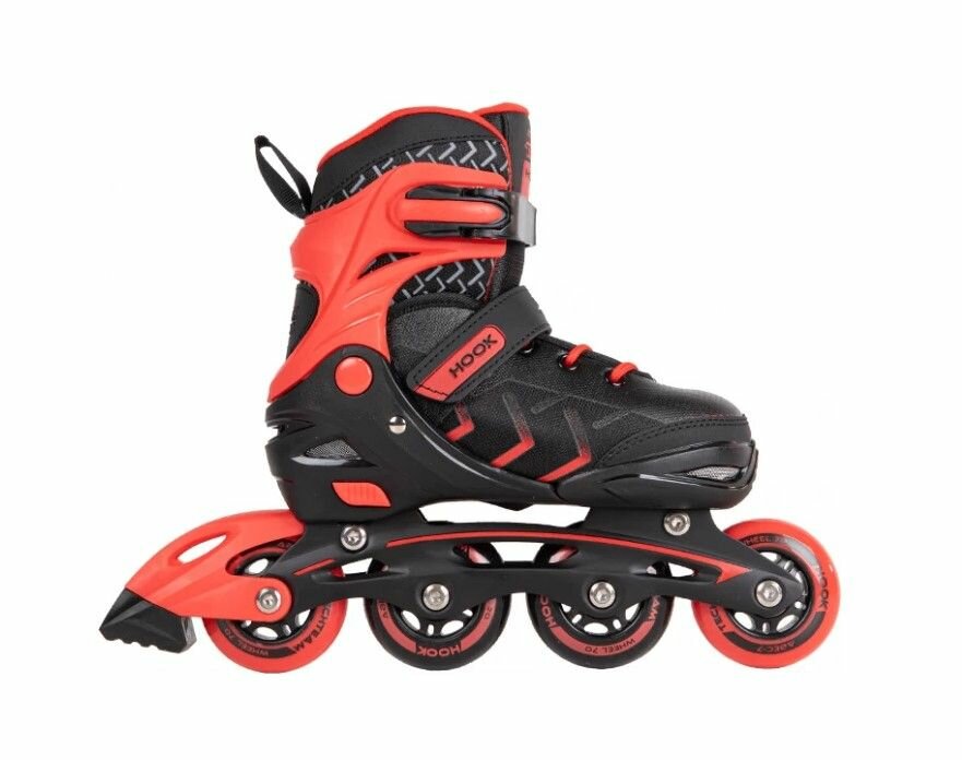 Роликовые коньки Hook р.30-33 S красный