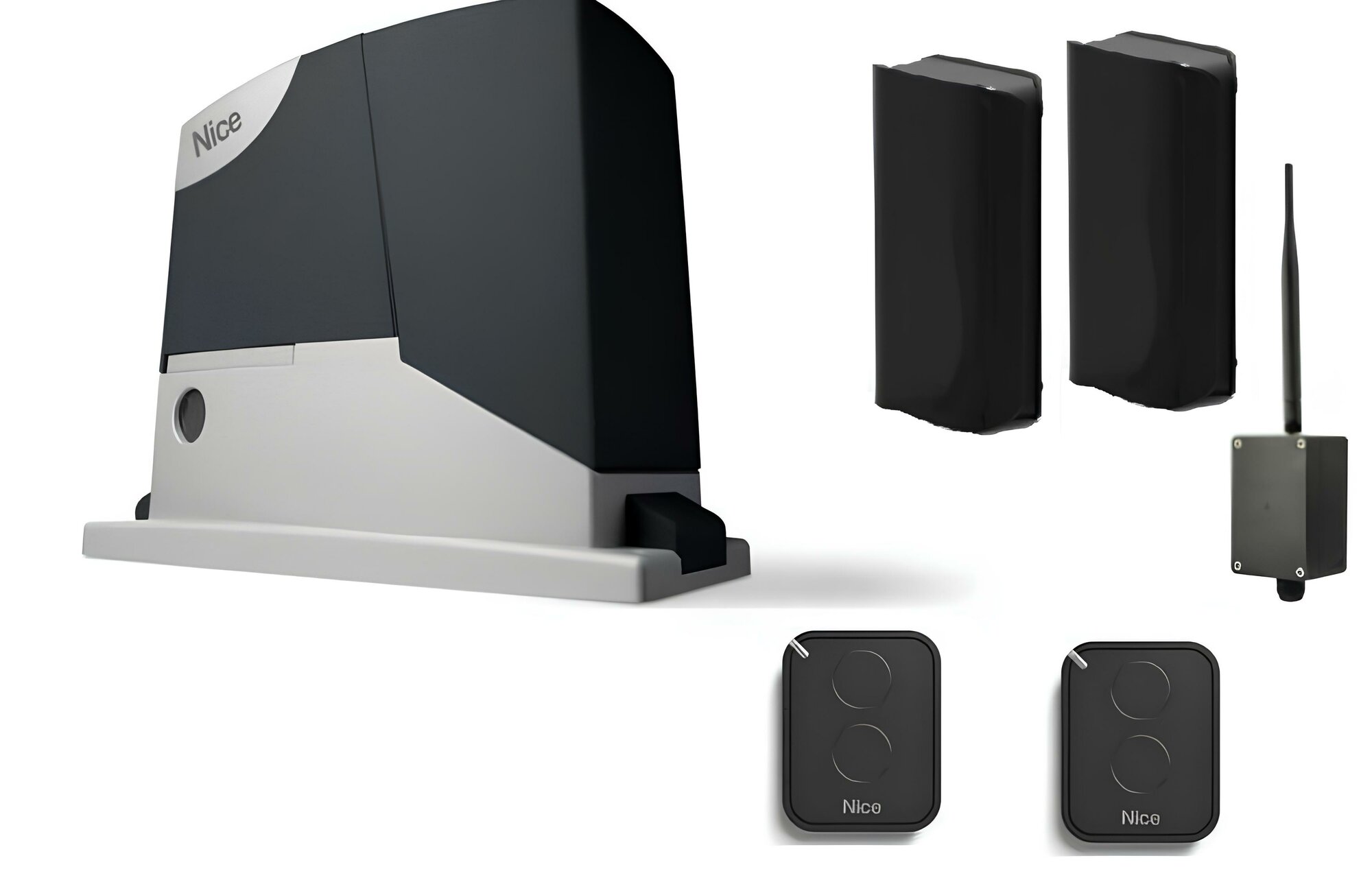 Автоматика для откатных ворот RD400KCE FK-BT, комплект: привод, 2 пульта, Bluetooth-модуль, фотоэлементы