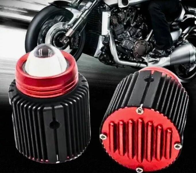 Светодиодные линзы 12v доп. фара