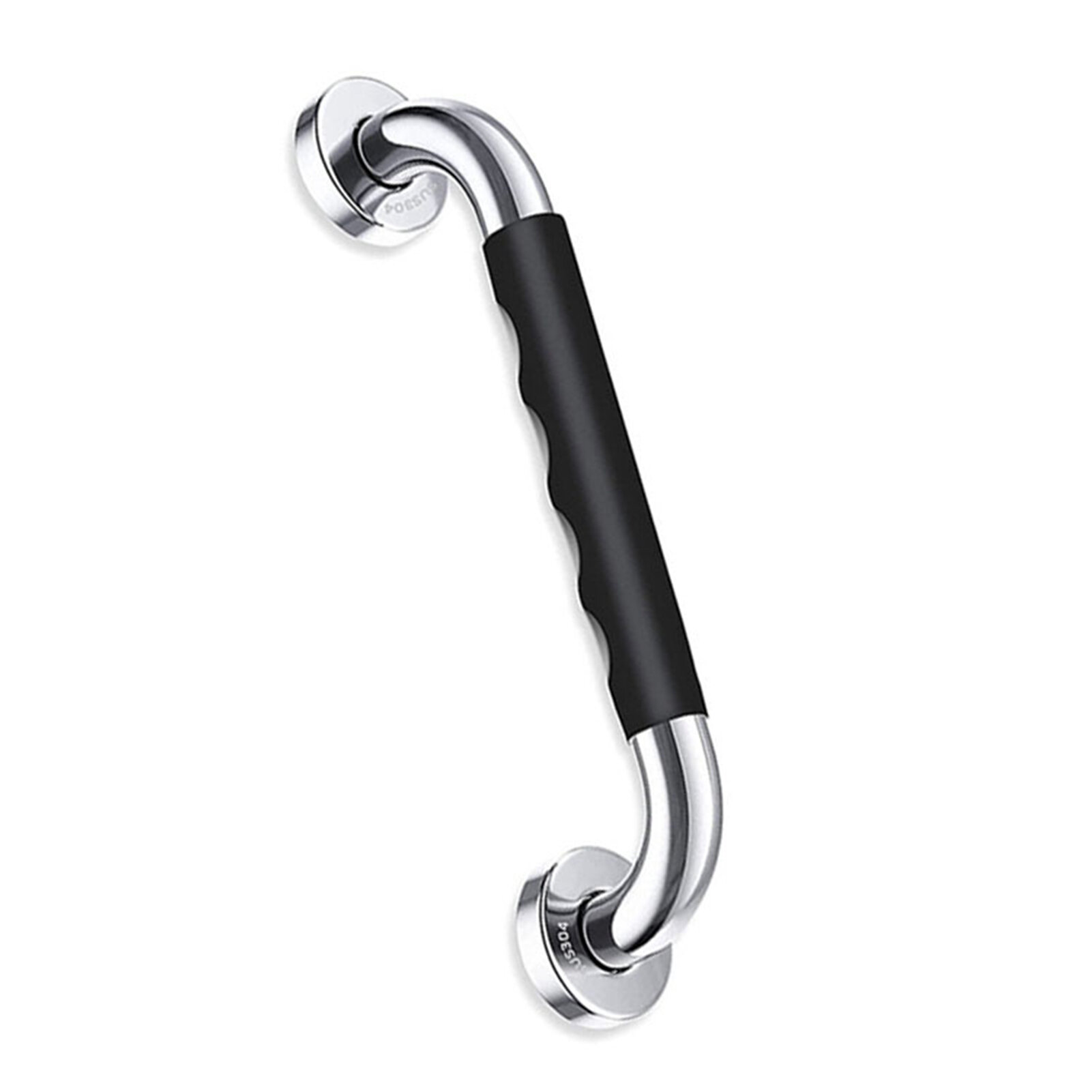 Защитный поручень 33,5 см, противоскользящая ручка для душа из нержавеющей стали, силиконовый чехол для ванной комнаты, поручень