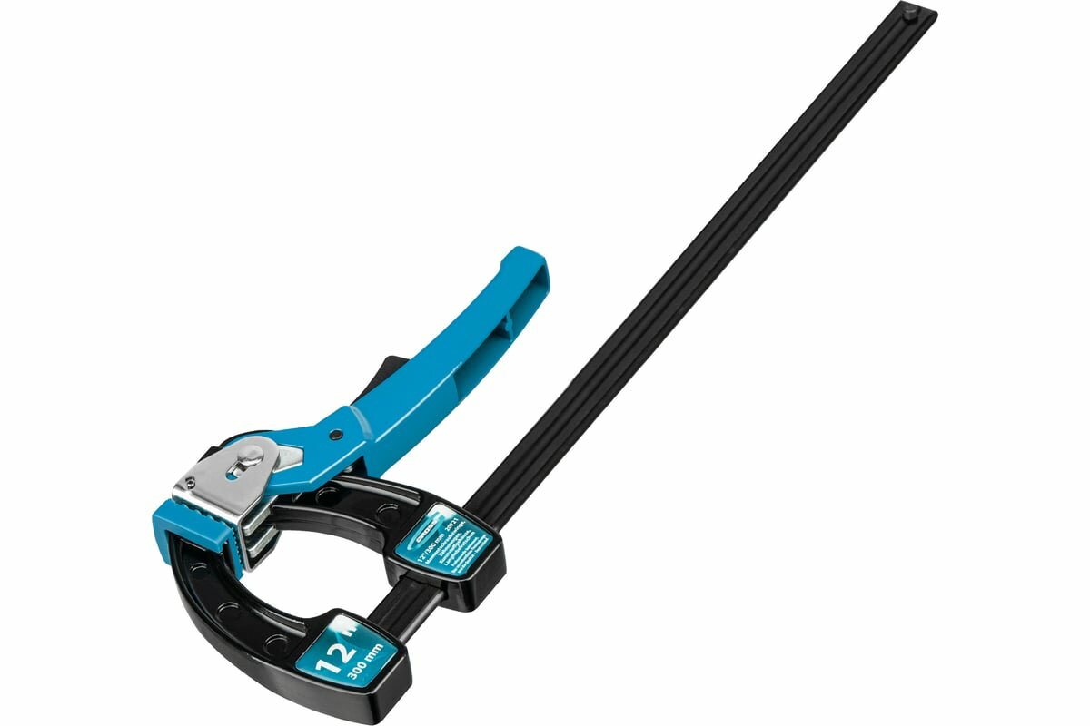 GROSS Струбцина реечная быстрозажимная 12 мм 20721 для точной фиксации заготовок