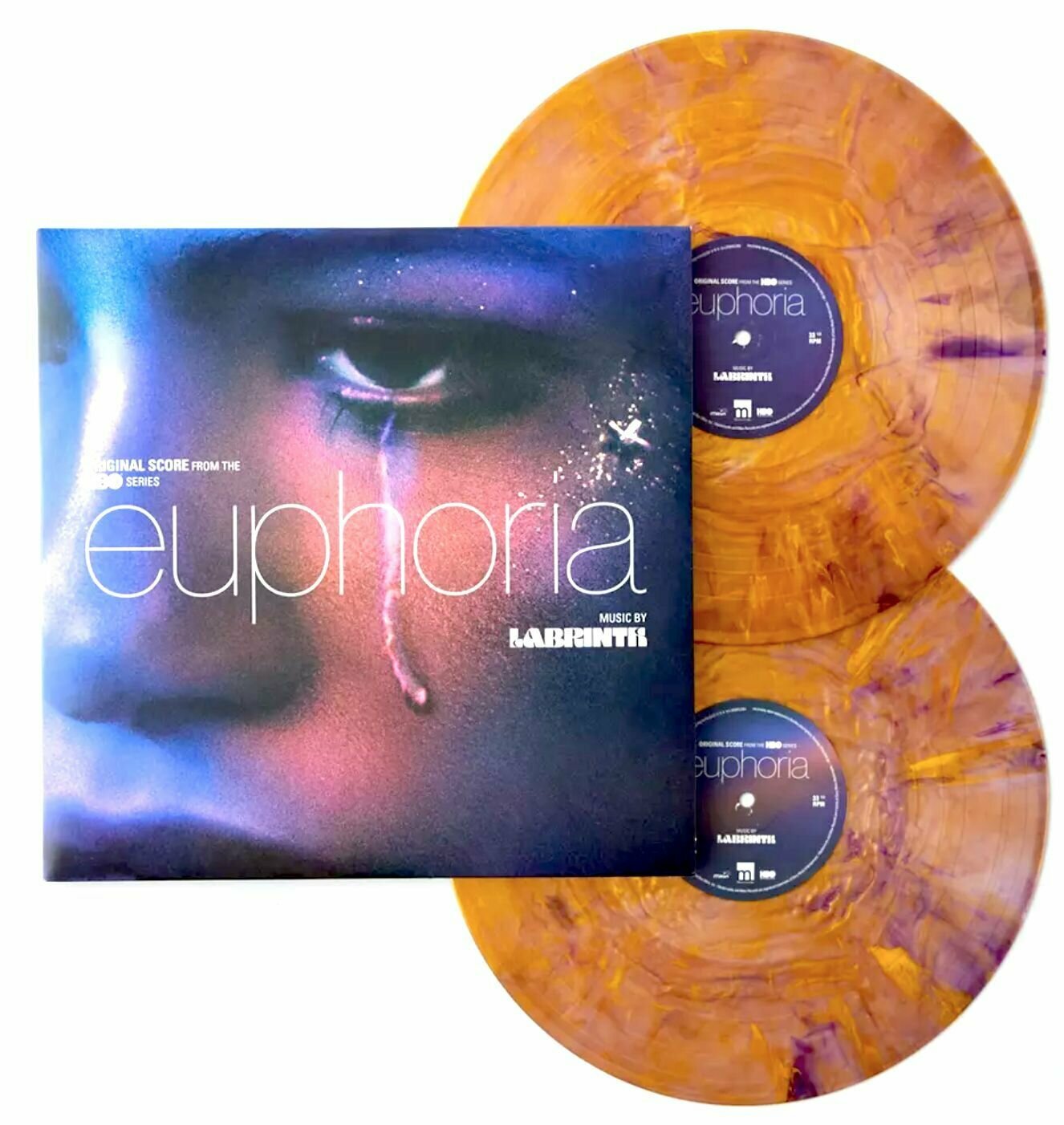 Labrinth - Euphoria HBO OST (3000шт в мире Metallic Gold and Purple Limited) Цвет Золотой Металлик и Фиолетовый Виниловая Пластинка, Саундтрек Эйфория
