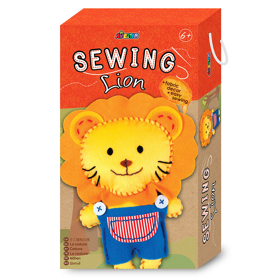 CH1372 Набор для шитья: мягкая игрушка. Лев