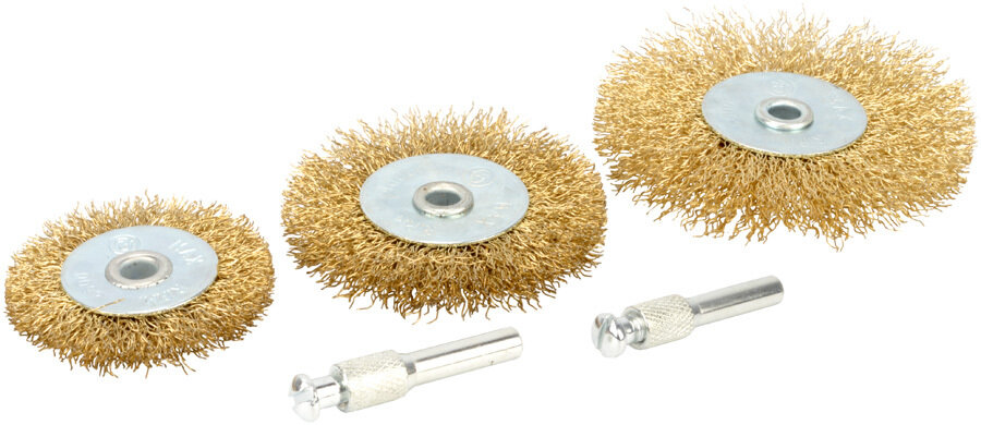 Набор щеток зачистных для дрели 3 шт. АвтоDело 44020 (21086)