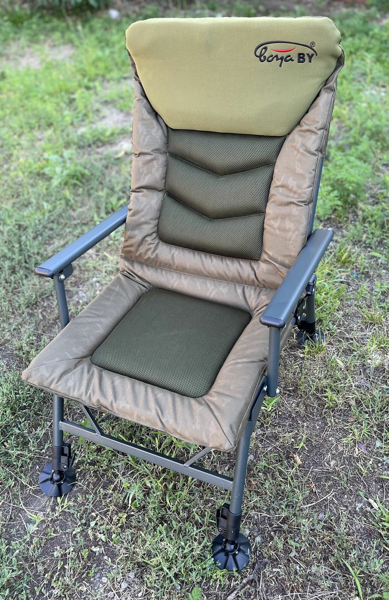 Карповое кресло, стул для рыбалки. Boyaby.Lux series