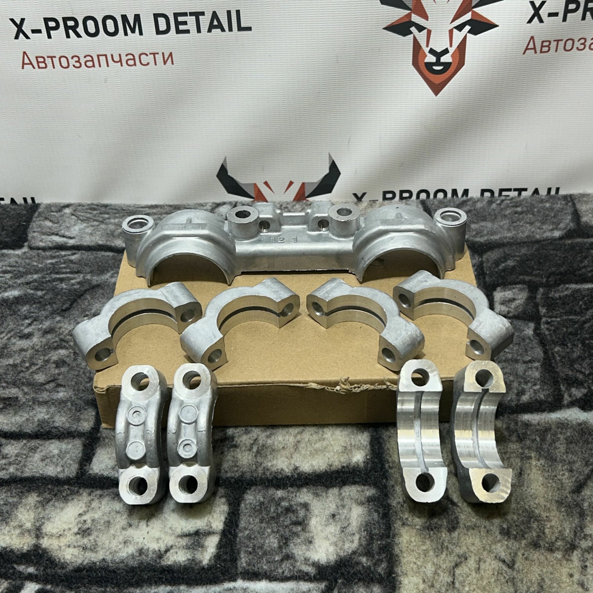 Крышка распределительных валов (бугеля) ГАЗель-3302, Волга, Соболь, УАЗ для дв. ЗМЗ-405, 406, 409 (полный комплект) арт. 406-1003100