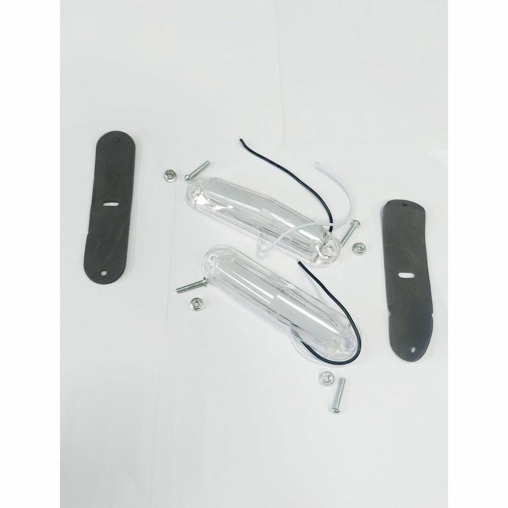 Фонарь габаритный белый 115мм 12-24V 2шт