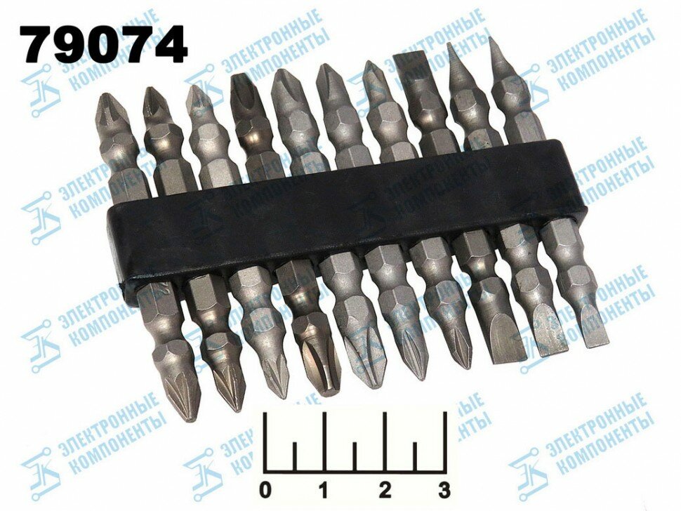 Набор бит FIT 57650 двухсторонний (10 штук)