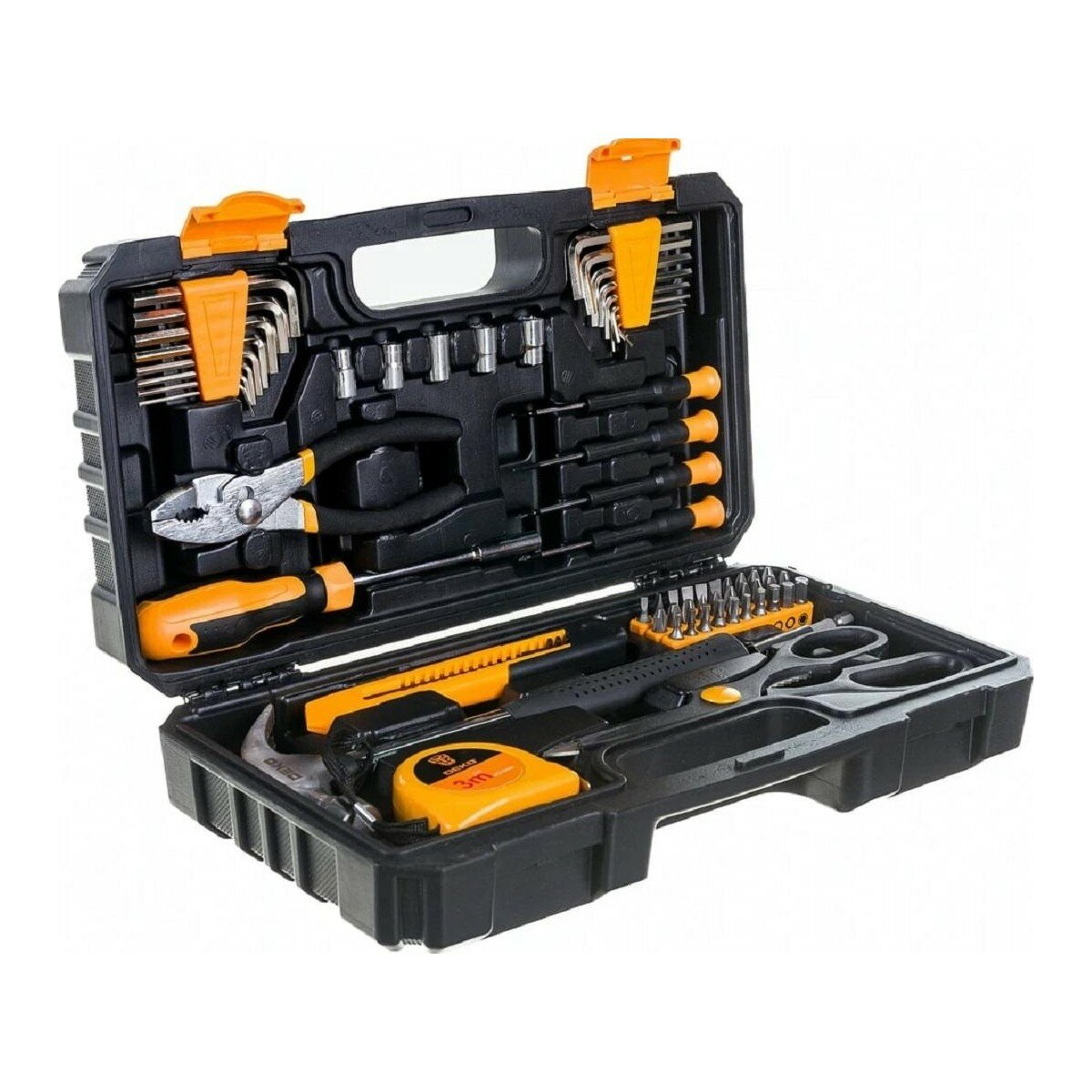 Набор инструментов Deko PRO DKMT62 62 предметов (жесткий кейс)