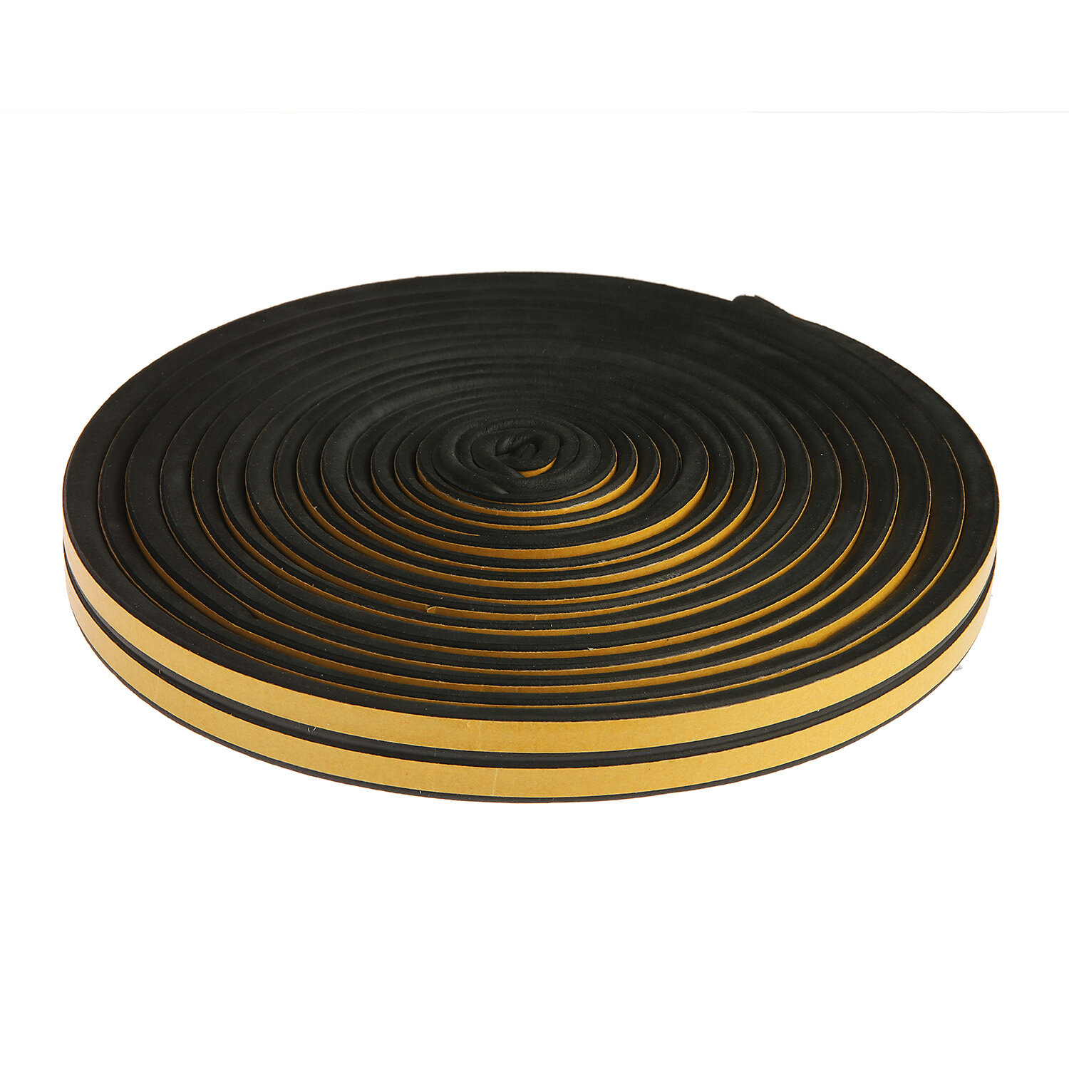 Уплотнитель для окон и дверей, Черный, профиль D, 10 метров