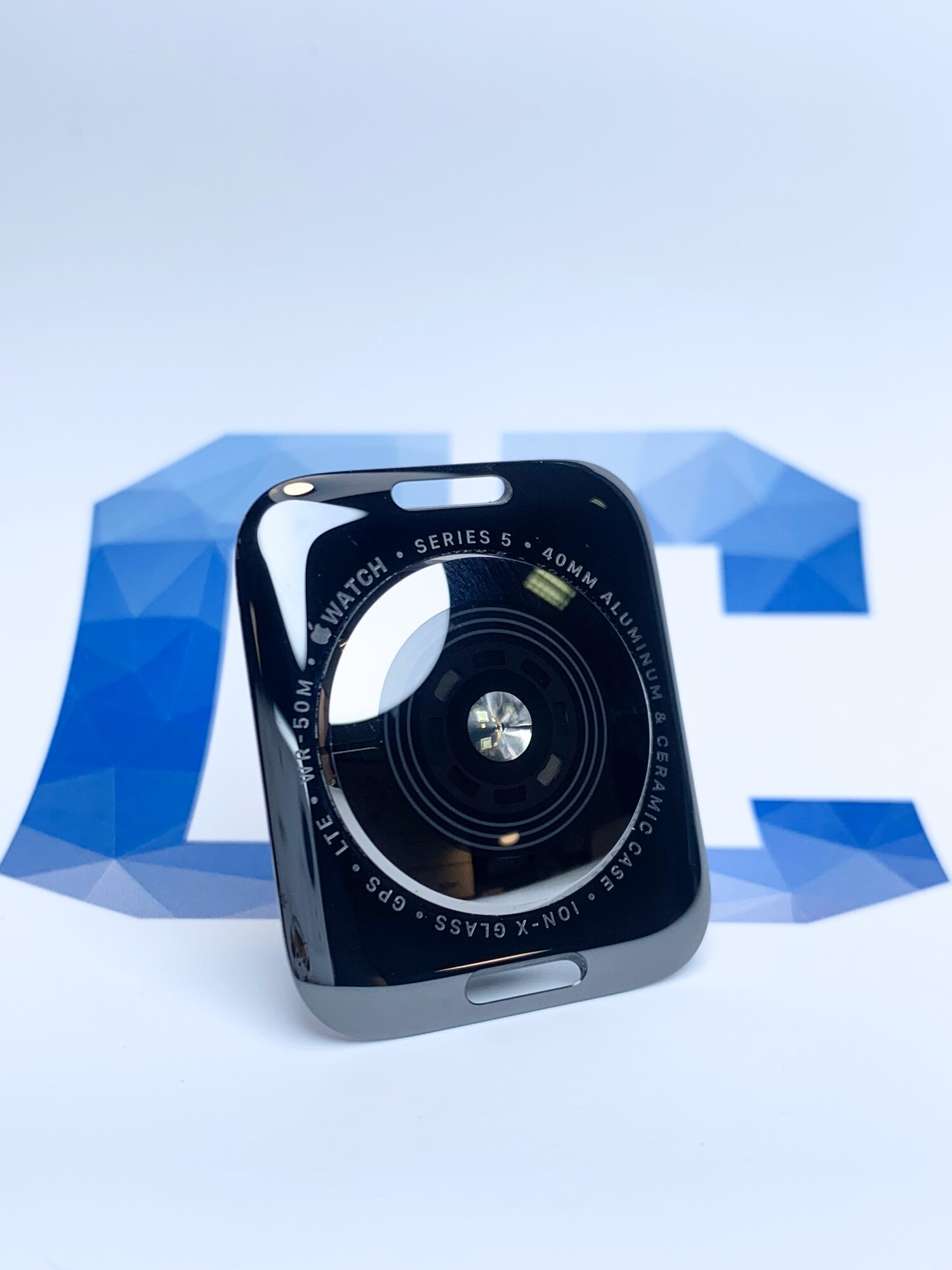 Нижняя крышка стеклянная Apple Watch 5 40mm GPS + Cellular (с датчиками)