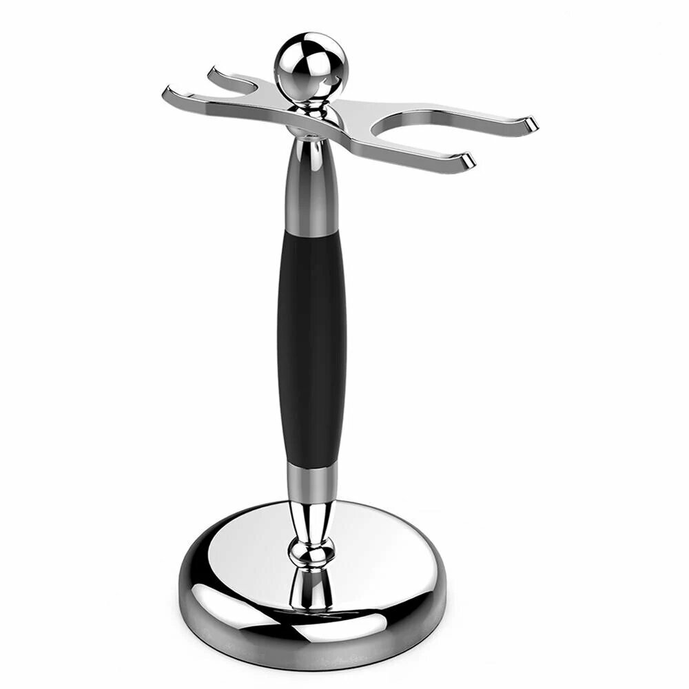 Роскошный держатель для бритвы, подставка из смолы, хромированная ручка из нержавеющей стали, качественный держатель для бритья, набор кистей для бритья для мужчин, инструмент для бритья