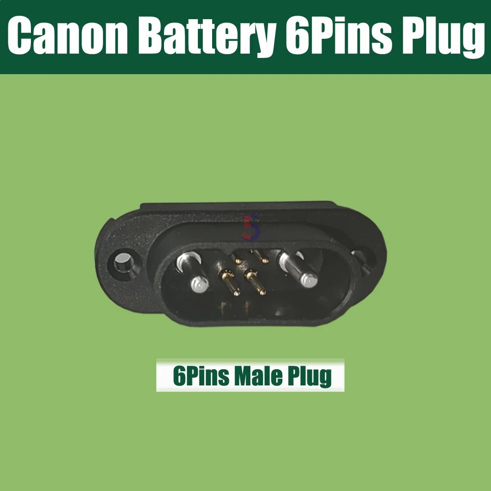 Разъём Canon Battery 6Pins Male