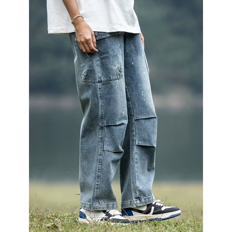 Джинсы широкие