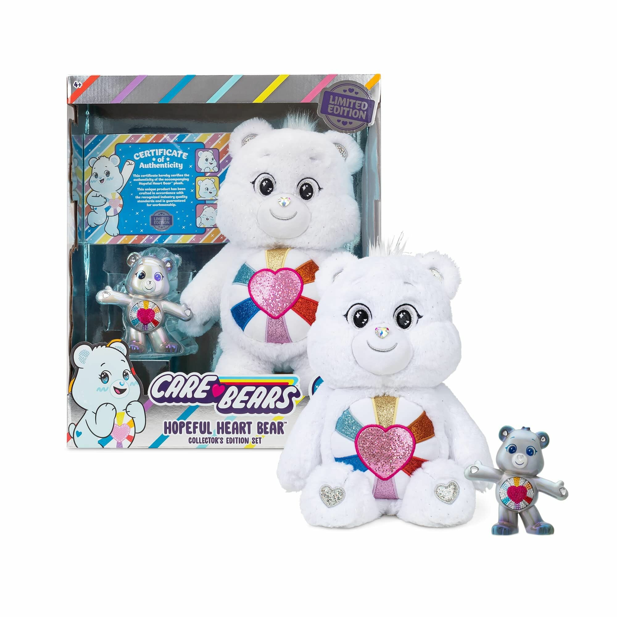 Basic Fun Care Bears Limited Edition Hopeful Heart Bear /Милые детские плюшевые игрушки, Заботливые медведи