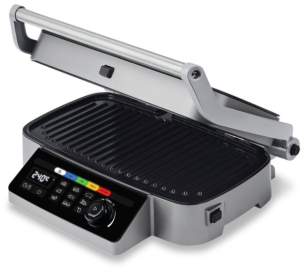 Гриль Polaris PGP 3002DP Optimal Temp серый