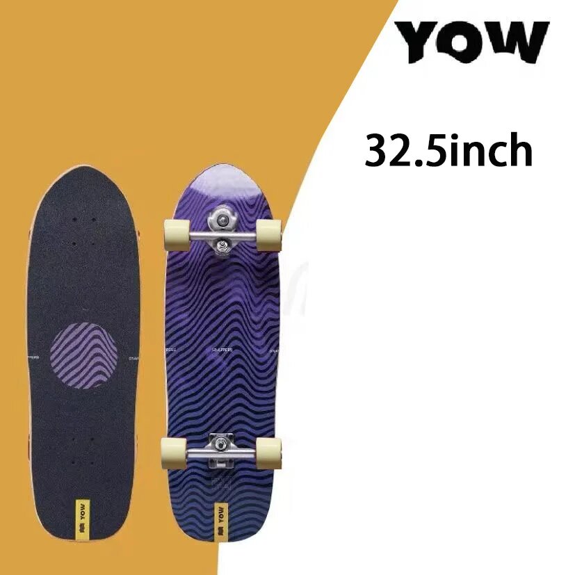 YOW Land Surf скейтборд комплект Фиолетовый, 32.5inch