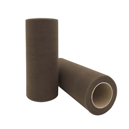 Тюль органза для декора 15см 25 ярдов The Wheat Party Store Коричневый, C38